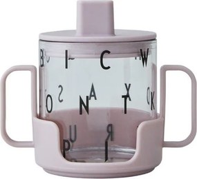 Levandulově fialový dětský hrnek Design Letters Grow With Your Cup