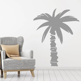 Živá Zeď Samolepka na zeď Tropická palma Barva: černá