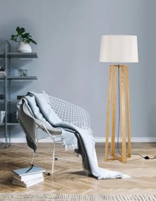 Dřevěná stojací lampa Alma 38