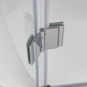 BPS-koupelny Čtvrtkruhový sprchový kout HYD-RK92 90x90 chrom/transparent - bez vaničky