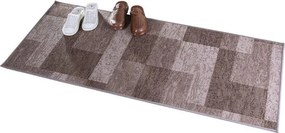 Kusový koberec  ICONA hnědá 67 x 350 cm