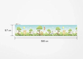 Dětská samolepící bordura na zeď Medvídek | 5 m x 9.7 cm | DWBD8127