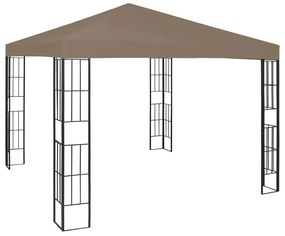 vidaXL Marketos Altán 3 x 3 m taupe