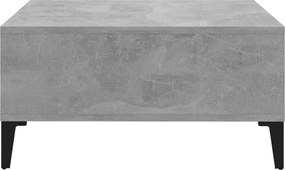 vidaXL Konferenční stolek 60 x 60 x 30 cm dřevotříska [805990] Barva: šedá sonoma
