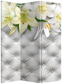 Paraván - Květiny lilií (126x170 cm)