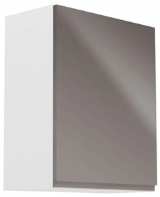 Horní kuchyňská skříňka G601F Aurellia (bílá + lesk šedý) (P). 1015807