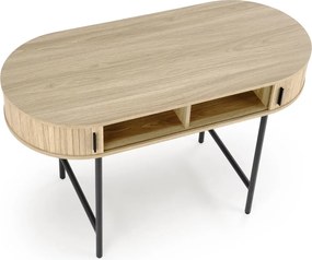 Psací stůl B51 dub přírodní/černý