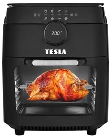 TESLA Electronics AirCook & Grill - Chytrá horkovzdušná fritéza 12 l 1800W/230V