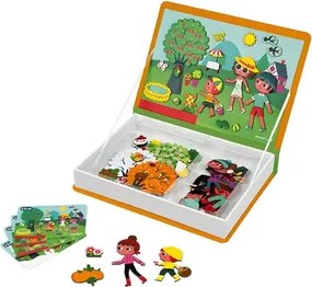 JANOD Magnetibook Roční období / Magnetická kniha / 115 dílků / od 3 l