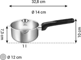 TESCOMA Rendlík BRAVA s oboustrannou nálevkou ø 14 cm, 1,0 l