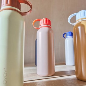 Broskvová cestovní lahev z nerezové oceli Pullo – OYOY Living Design