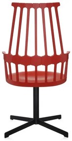 Otáčecí křeslo Comback červená/černá, Kartell - 5952