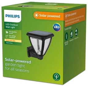 Philips - LED Solární nástěnné svítidlo VAPORA LED/1,5W/3,7V 1500 mAh IP44