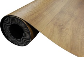 Beauflor, PVC podlaha - lino Blacktex Texas Oak 136L - dub, na míru, šíře 3m,4m, hnědá, filc, chodba / předsíň