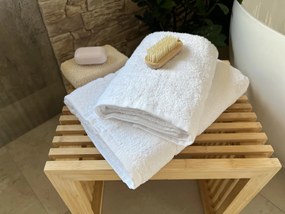 PÍSECKÉ LŮŽKOVINY Froté ručník HOTEL 500g - bílý 50x100