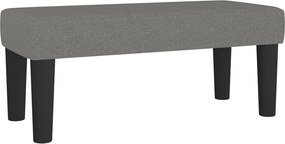 Box spring postel s matrací tmavě šedá 80 x 200 cm textil 3136710