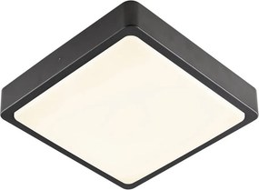 LA 1003452 AINOS SQUARE SENSOR Outdoor, nástěnné a stropní LED svítidlo, antracitové, spínač CCT 3000/4000K - BIG WHITE (SLV)