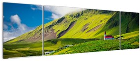 Obraz horské krajiny (170x50 cm)