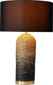 Designová stolní lampa Saretha 61 cm černá
