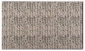 Textilní gumová čistící vnitřní vstupní rohož FLOMA Pletenina - 45 x 75 x 1,1 cm