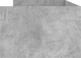 Rám postele se zásuvkami betonově šedý 90 x 200 cm 3207346