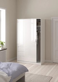 FALCO Skříň Simplicity 146 bílý lesk