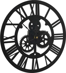 Nástěnné hodiny černé 30 cm akrylové 325168