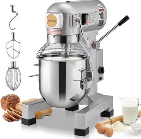 Komerční mixér na jídlo 28,5 l 3-rychlostní stojanový mixér na těsto 1100 W