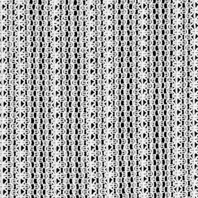 ZÁCLONA NA PÁSCE PATRICIA 140X270 CM BÍLÁ