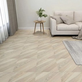 vidaXL Samolepicí podlahové desky 55 ks PVC 5,11 m² [144872] Barva: Béžové pruhované