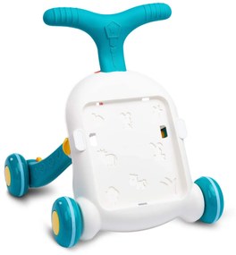 Dětské hrající edukační chodítko 2v1 Toyz Spark turquoise