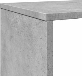 Knihovna betonově šedá 132 x 29 x 141,5 cm kompozitní dřevo 3310310