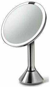 Simplehuman Kosmetické LED zrcátko Sensor Touch DUAL, zvětšení 5x, matná stříbrná