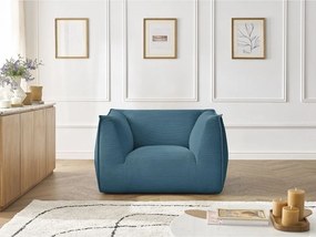 Modré manšestrové křeslo Giorgia – Bobochic Paris