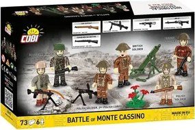 COBI 2063 Bitva o Monte Cassino / Sada figurek / 6 figurek / 73 dílů /