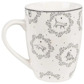 Porcelánový hrnek s motivem kočiček Lovely Grey Cats – 325 ml