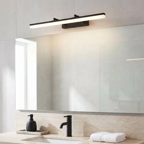 Toolight Rea, Koupelnové nástěnné LED svítidlo APP1879-1W 60cm BLACK, OSW-66034