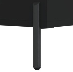 Skříň highboard černá 69,5 x 34 x 180 cm kompozitní dřevo,  3196076