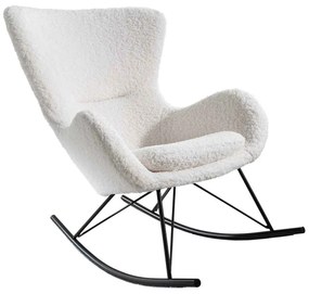 Designové houpací křeslo Sweden bílé