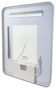Mereo zrcadlo hranaté 60 x 80 cm LED osvětlení CN171S