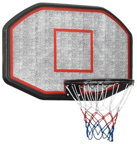 Basketbalový koš černý 109 x 71 x 3 cm polyethylen - Default Title