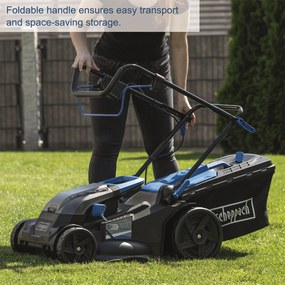 Scheppach BC-MP430-X-SET XL2 - aku 2x 20 V IXES sekačka 4v1 s bezuhlíkovým motorem + 2x 4Ah baterie