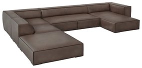 Hnědá kožená rohová pohovka (levý roh) Madame – Windsor &amp; Co Sofas