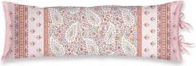 Pip Studio polštář Kairi Bloom 30 x 90 cm - světle růžový (Dlouhý dekorační polštář na postel ve světle růžové barvě. )