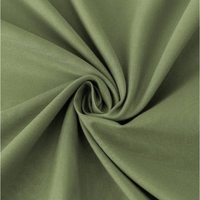 Prostěradlo z mikrovlákna MICROVELLE olivově zelené 90x200 cm