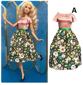 Šatičky pro panenku Barbie (30 cm) Varianta: A