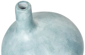Pálená hlína Dekorativní váza 26 Modrá BENTONG Beliani