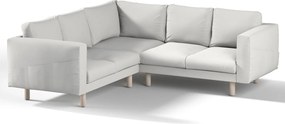 Potah na pohovku IKEA Norsborg rohová 4-místná barva šedá látka pletený vzor