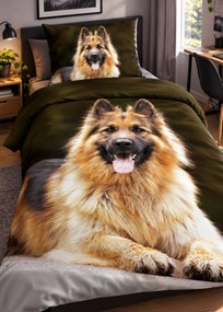 3d povlečení s německým ovčákem - Alsatian Alsatian 140x200 cm