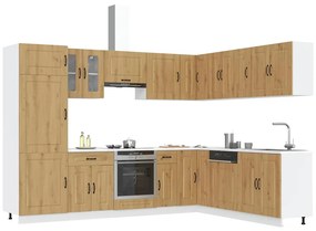 14dílná sada kuchyňských skříněk "Kalmar" dub artisan kompozit 3314980